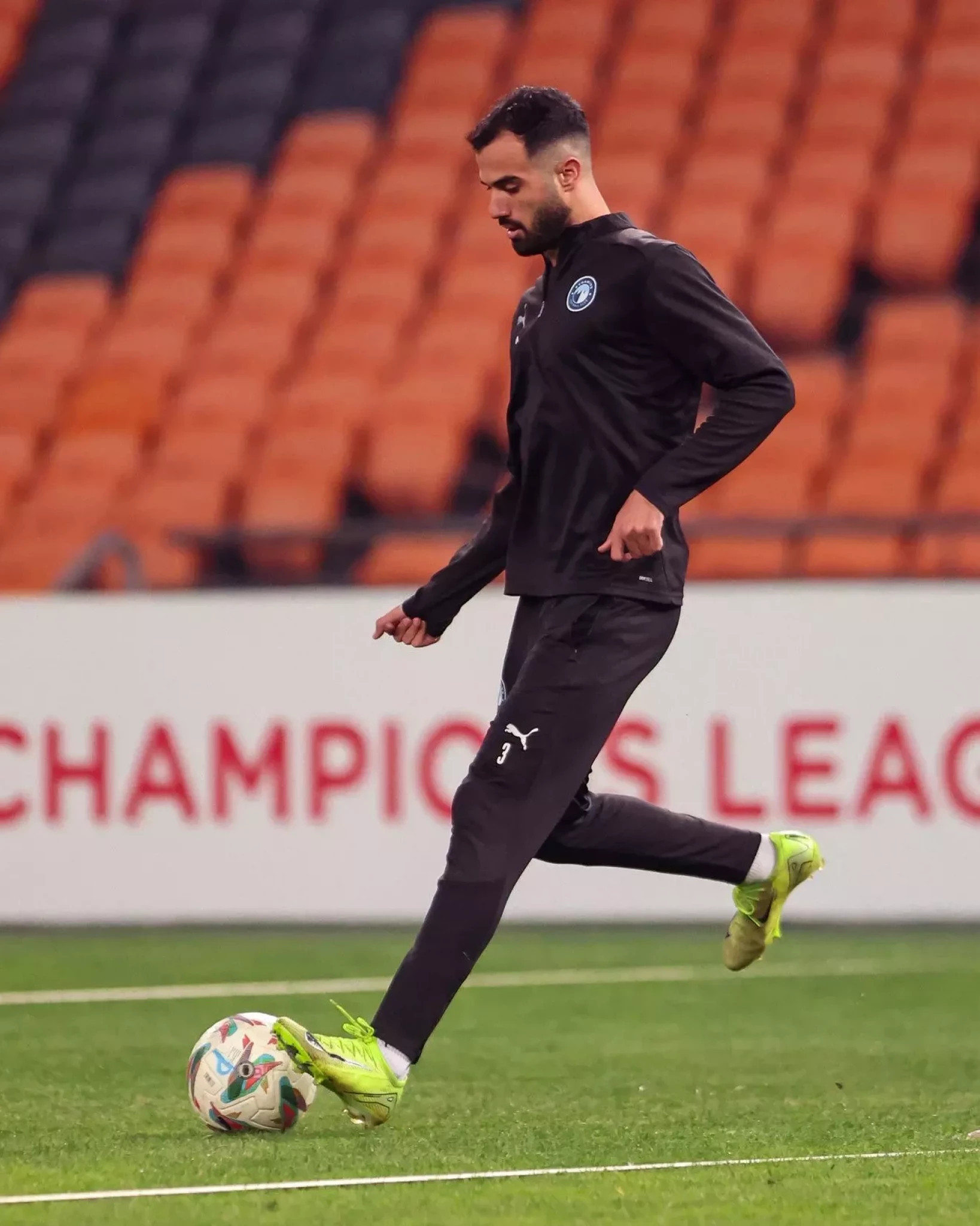 The FNB stadium turf befits the Pharaohs