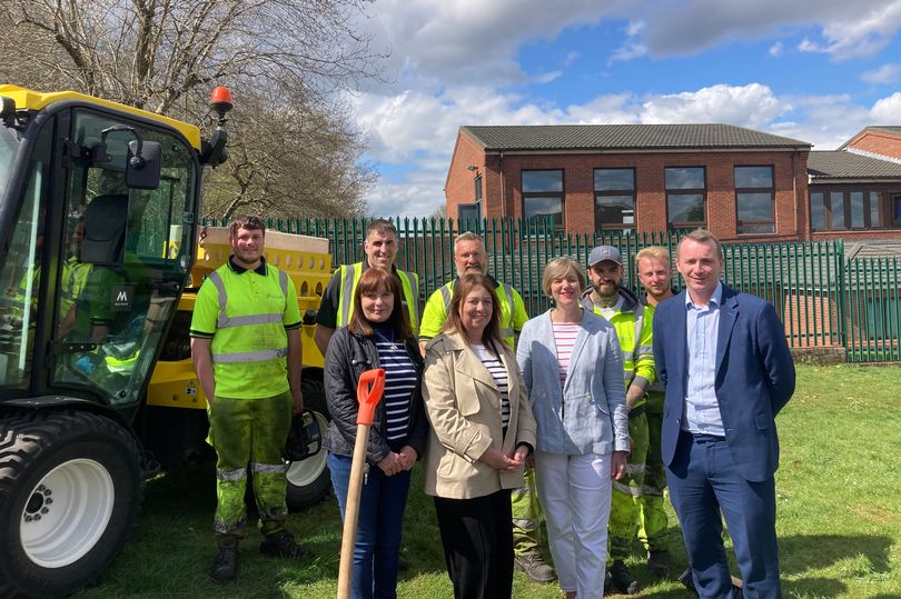 Sandwell Council shows off £155,000 pothole-filling machine during ...