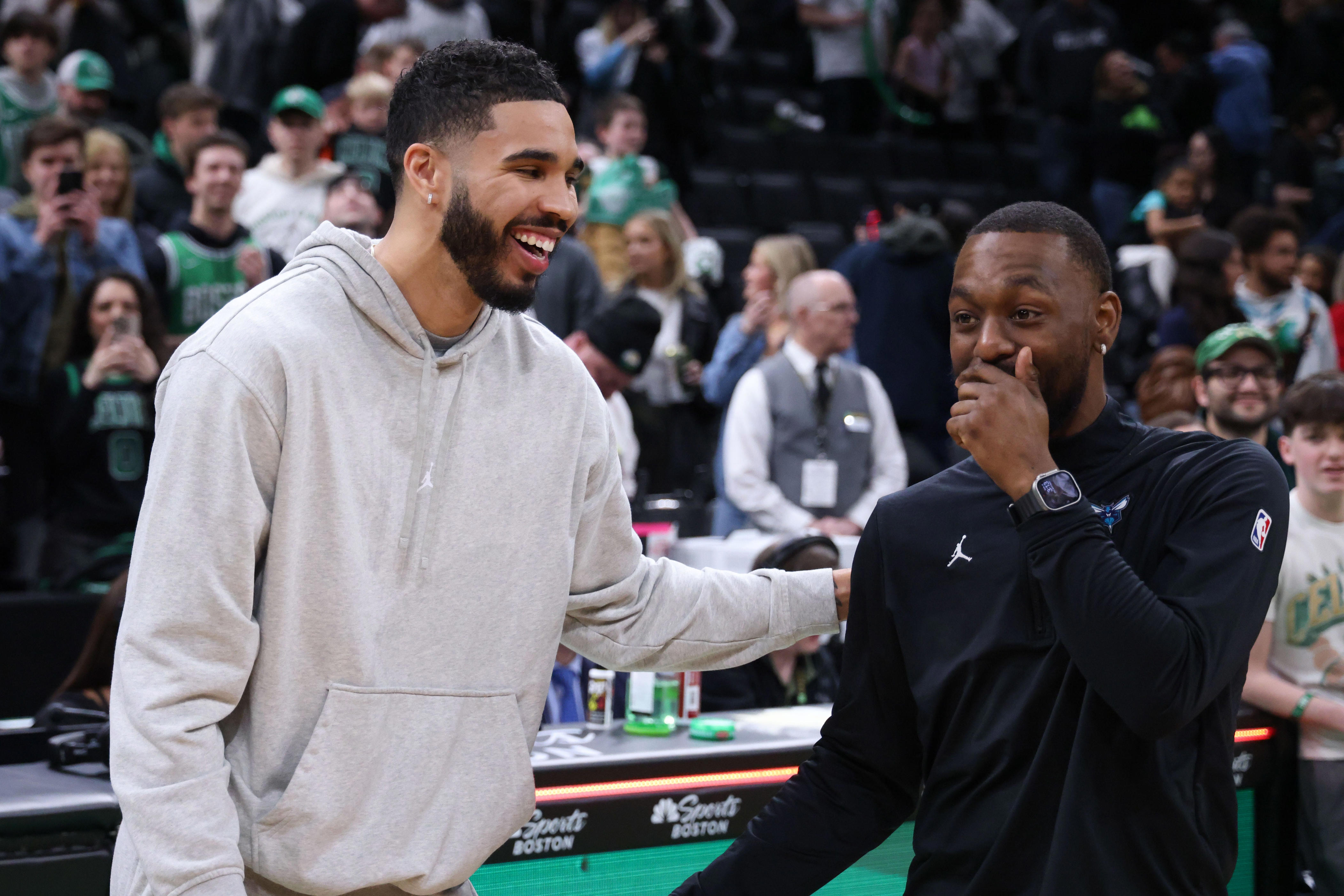 Not even Kemba Walker's wedding stops Boston Celtics star Jayson Tatum ...