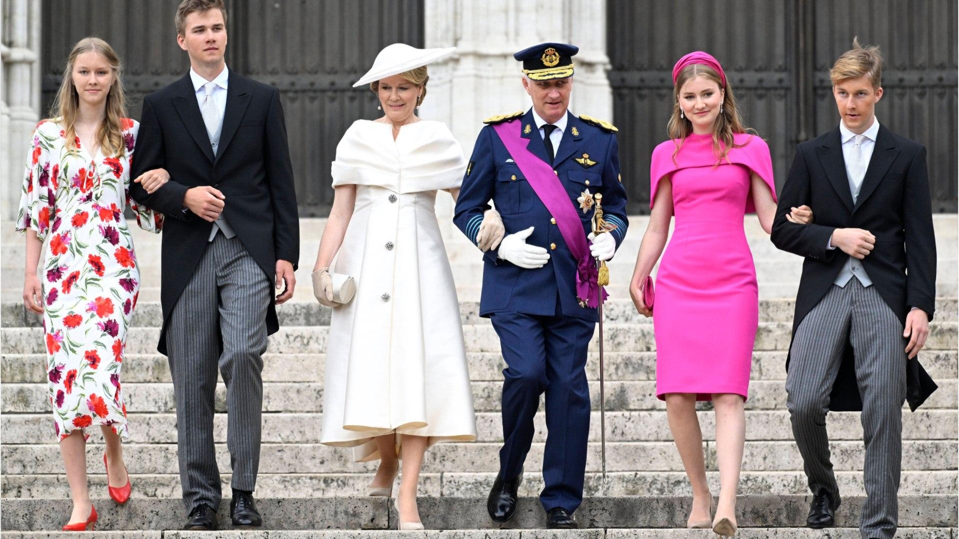 Mathilde de Belgique : son fils le prince Emmanuel photographié avec ...