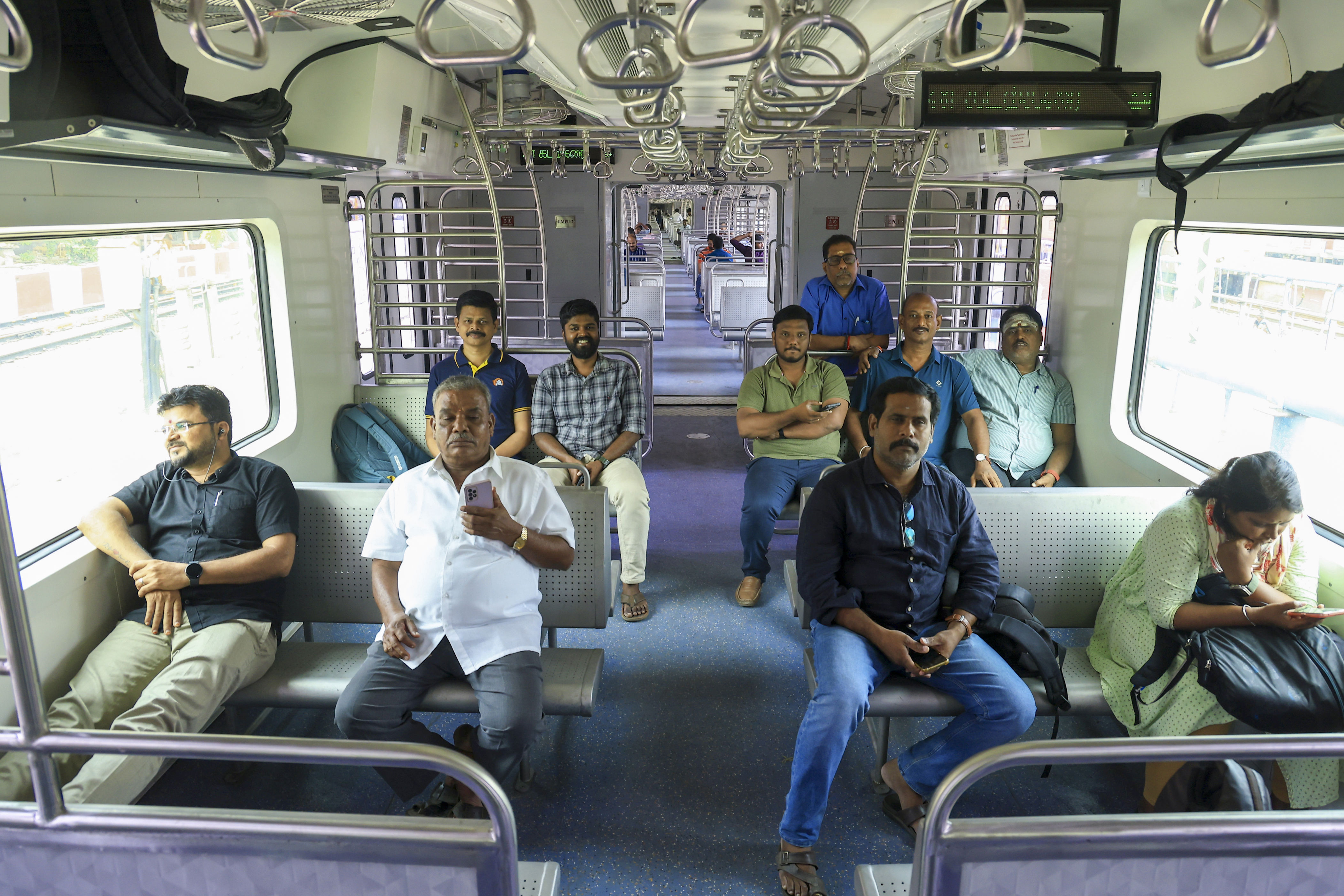 South India's first AC EMU service launched in Chennai