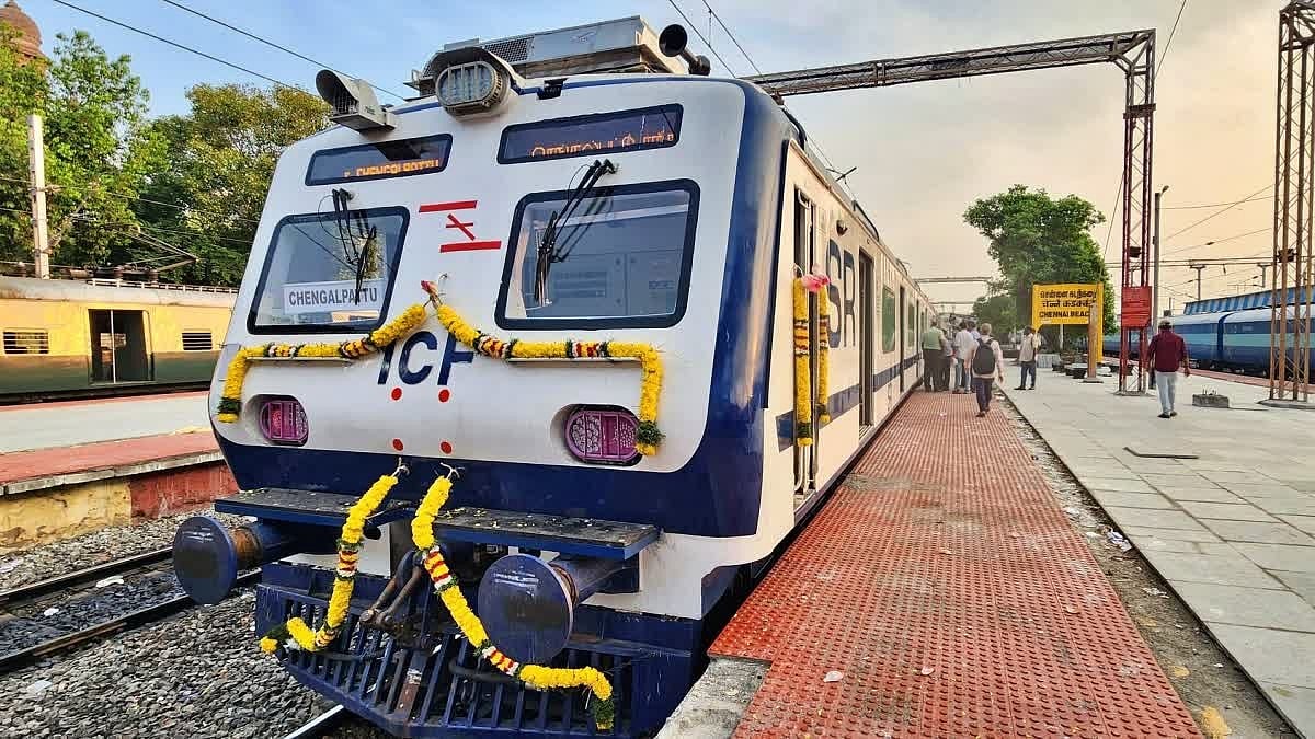 Southern Railway begins Chennai's first AC EMU service