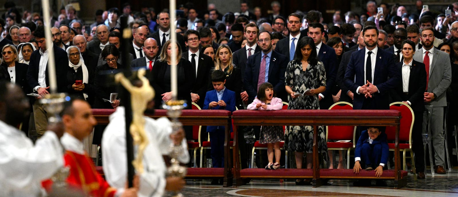 Vice President Vance, Family Join Good Friday Liturgy At Vatican ...