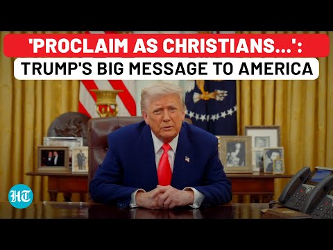 Trump Says 'Proclaim As Christians...' In Big Message To US| Easter ...