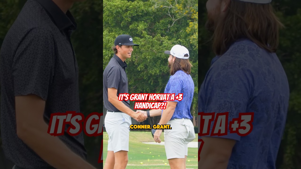 Is Grant Horvat LYING about his +3 handicap?! We called him out 👀 #golf ...
