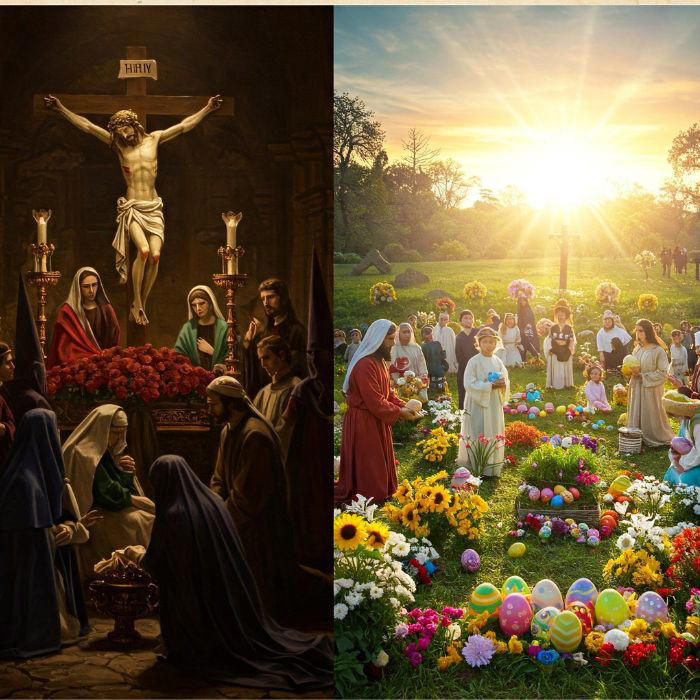 Why is Good Friday a sad day, yet Easter two days later is celebrated ...