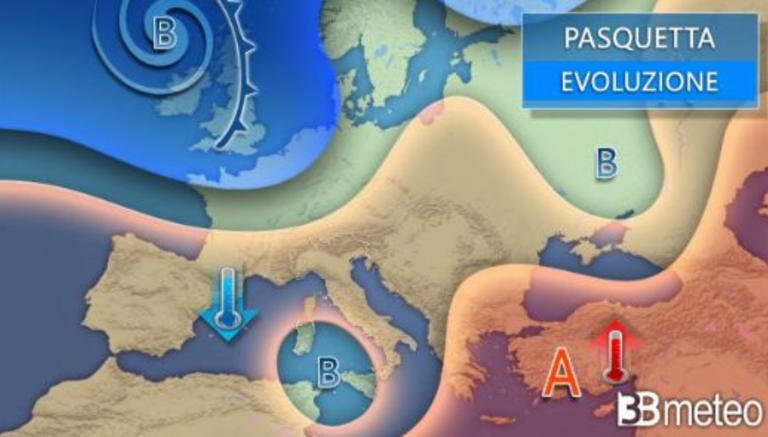 Meteo, le previsioni per Pasqua e Pasquetta: temporali, vento e sole. Chi sarà risparmiato dalla ...