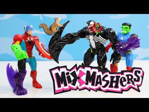 Marvel MIX Mashers Super Heroes Are Back?! Venom Mixes Spider-Man with ...