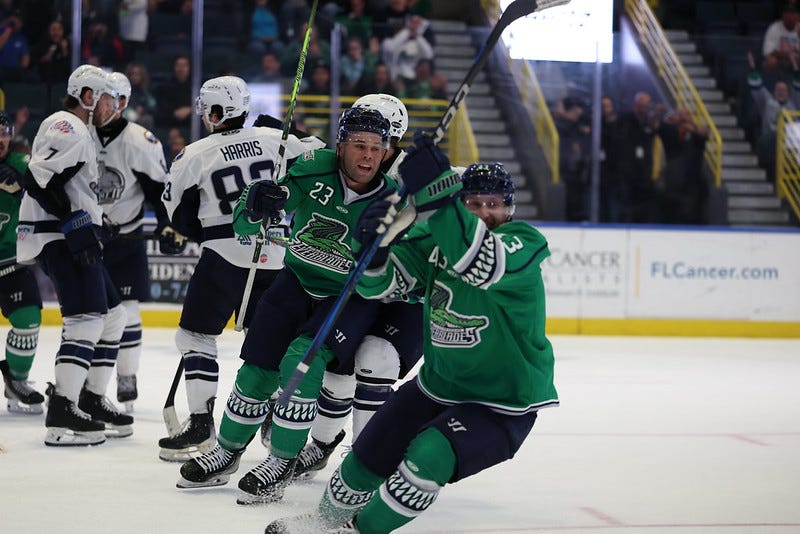 ECHL playoffs: Florida Everblades beat Jacksonville in OT to take South ...