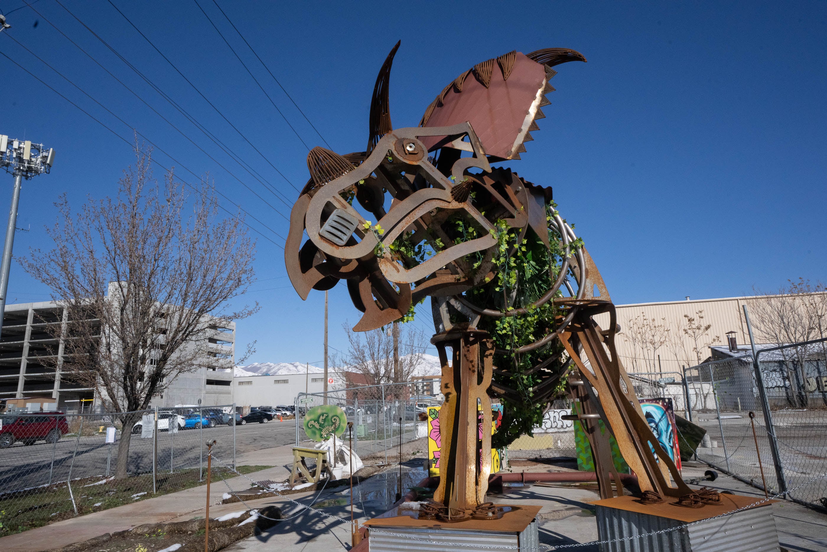 Could this Salt Lake City artist’s Granary District dino sculpture ...