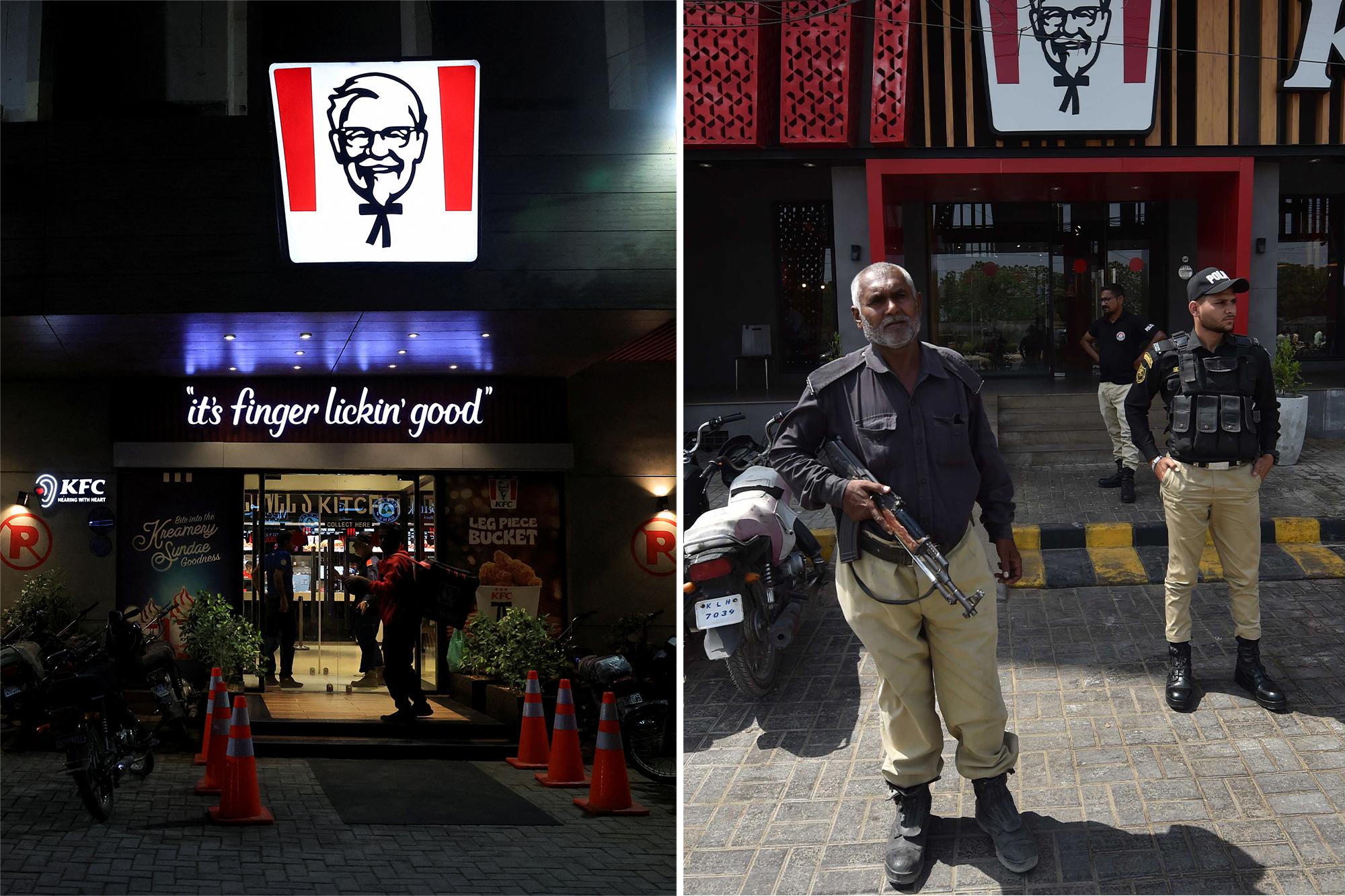 Pakistani police ramp up security after mobs attack KFC to protest US ...