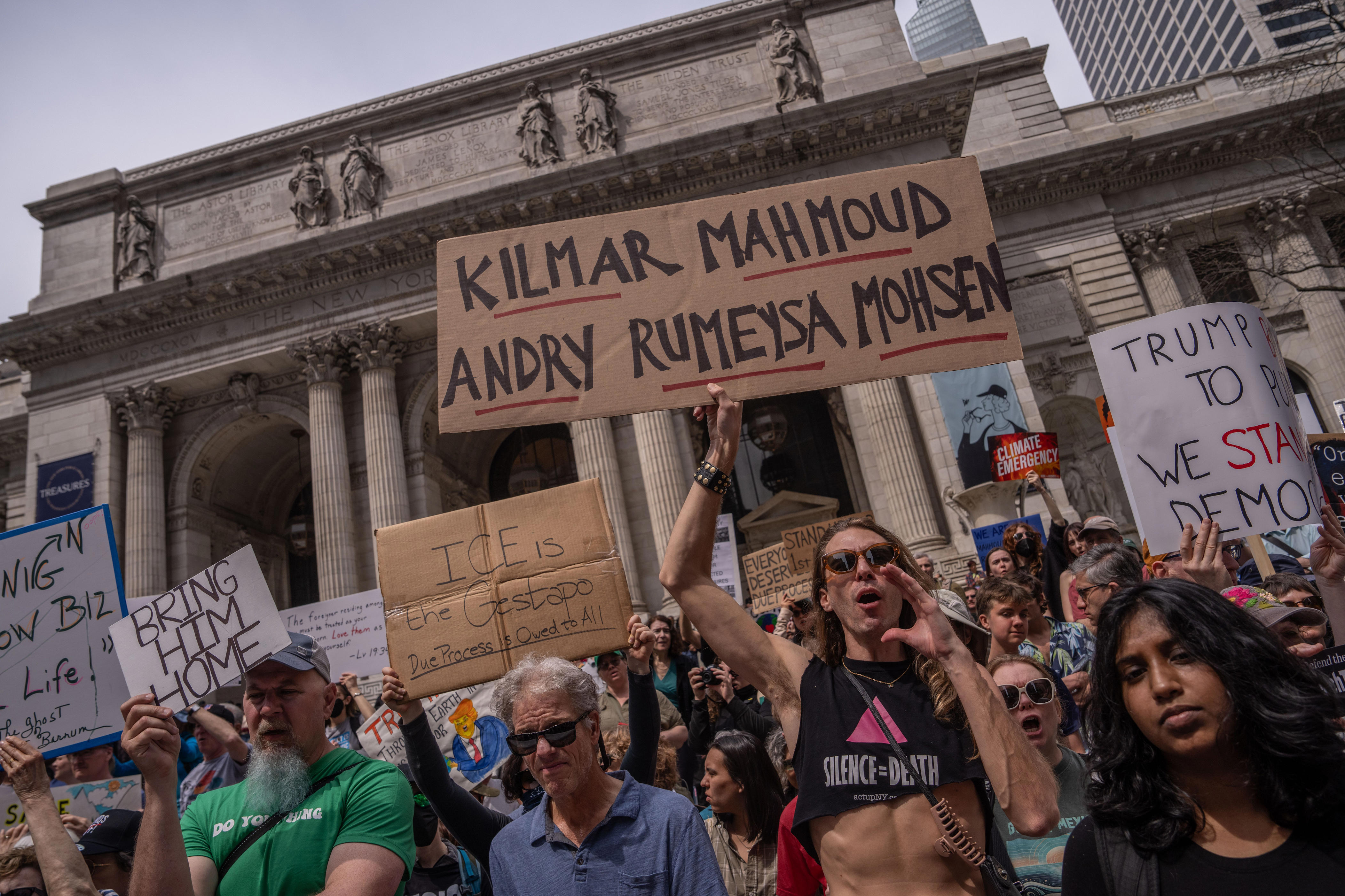 Nationwide "Hands Off!" 50501 protests against Trump continues for ...