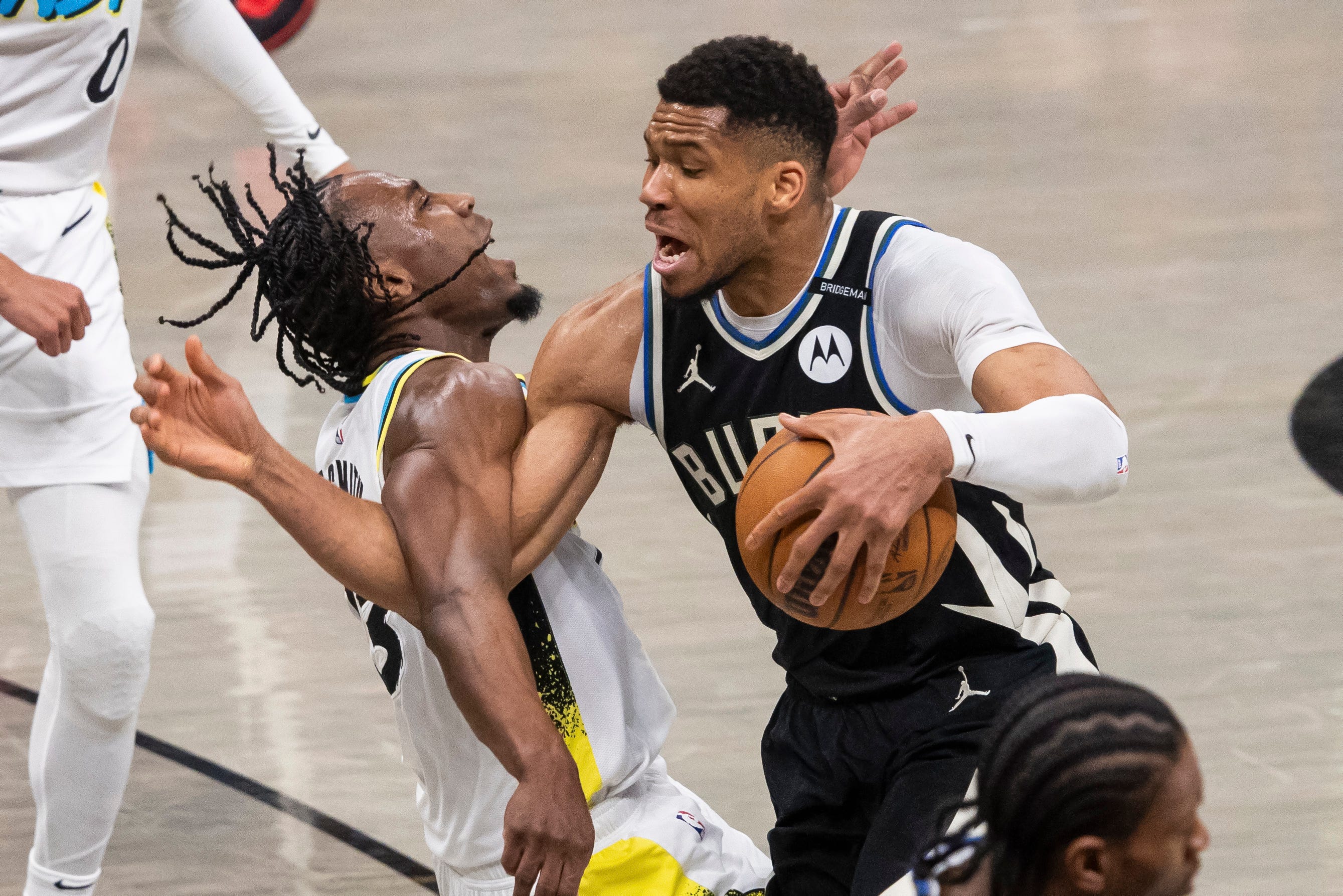 Bucks can't cool hot-shooting Pacers, lose Game 1 playoff, 117-98 ...