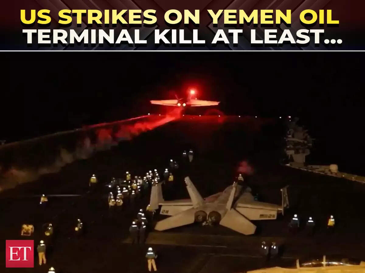US air strikes | USCC release footage of its operations against Houthis ...