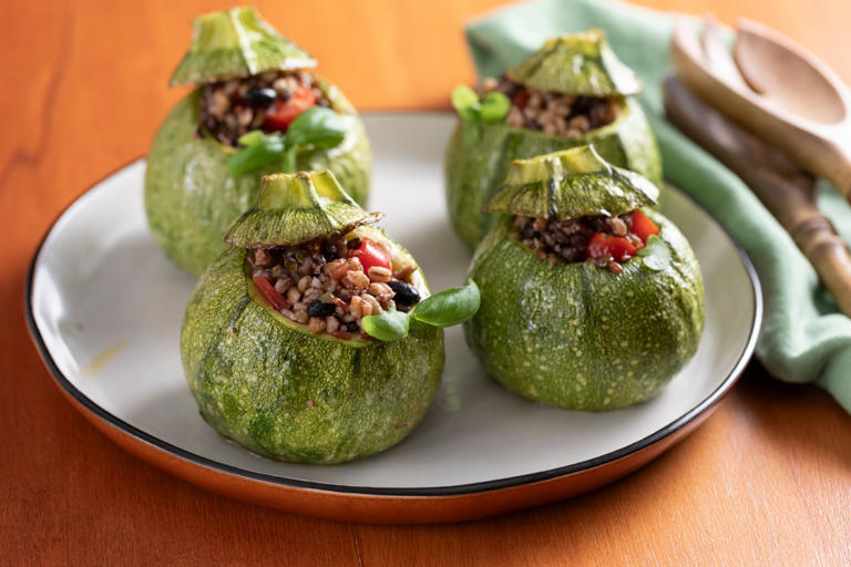 Stuffed Round Zucchini