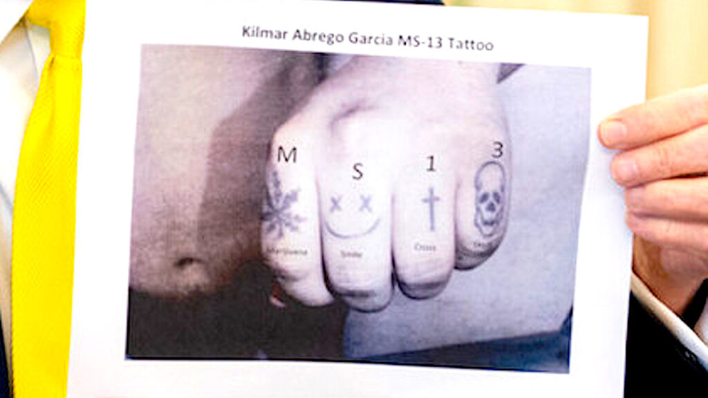 Trump Posts Photoshopped Image of Kilmar Abrego Garcia's Knuckle ...