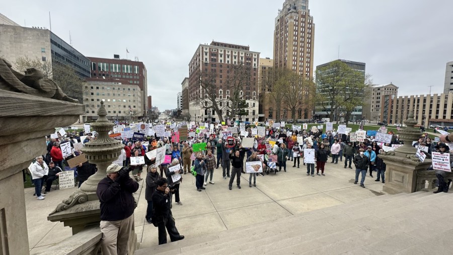 ‘Rally for Freedom’ held at Michigan Capitol