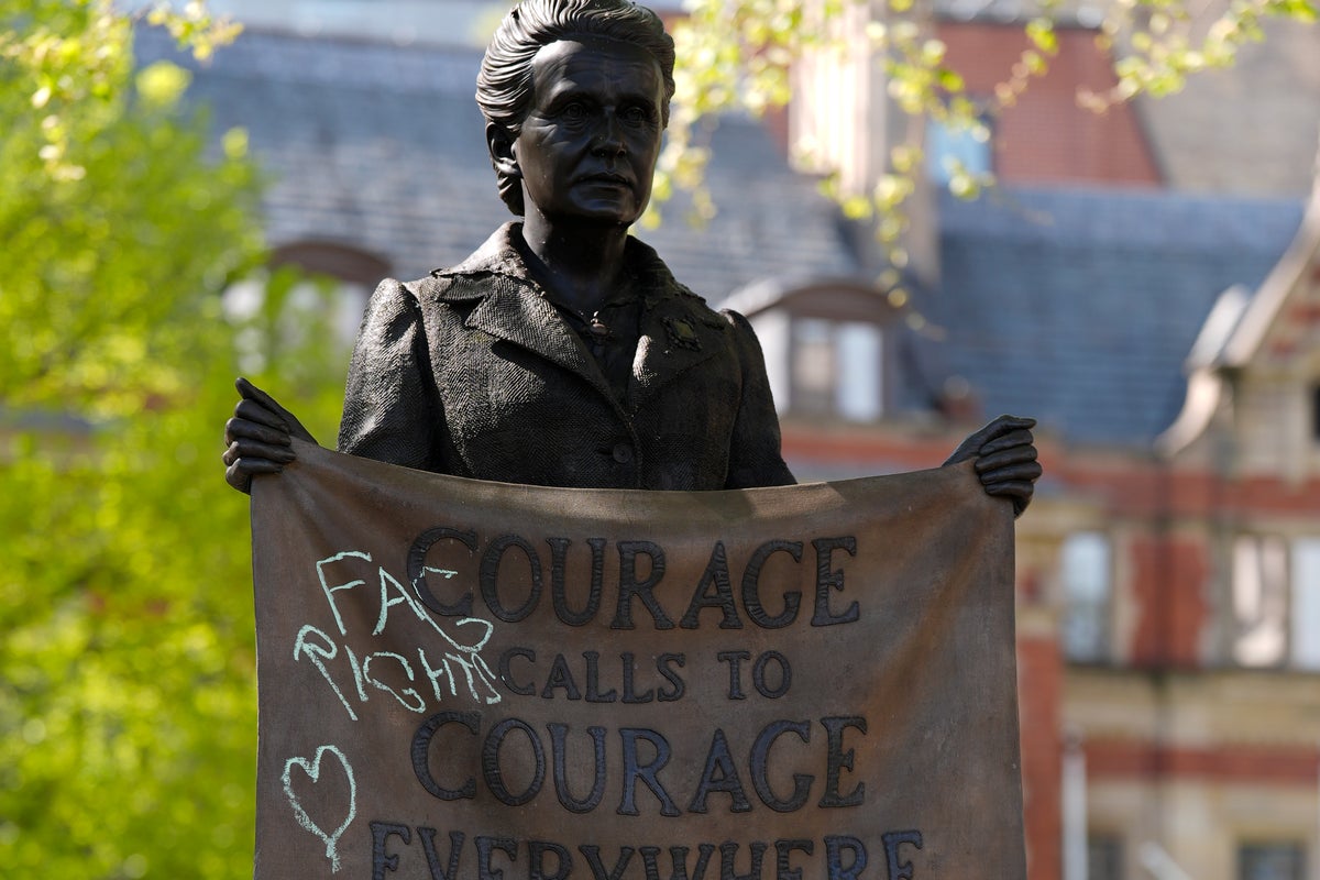 Statue of suffragette Millicent Fawcett defaced as thousands of trans ...