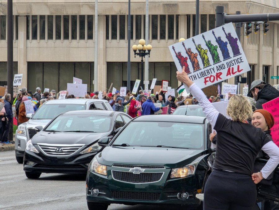 Fort Wayne joins nationwide protest against executive overreach
