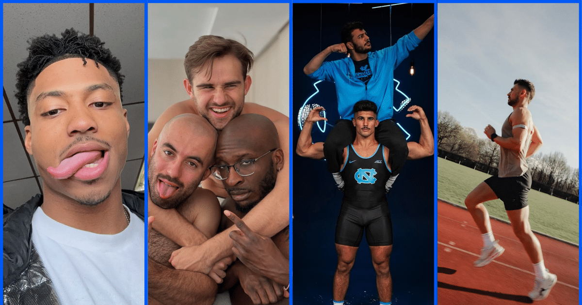 Instajocks: Wrestlers flex, a swimmer gets wet and a gymnast shows his ...