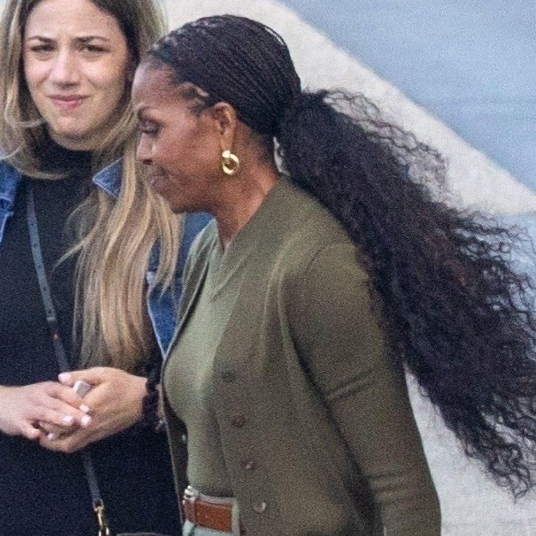 Michelle Obama Styles Her $3,700 Bottega Veneta Bag With Baggy Cargo ...