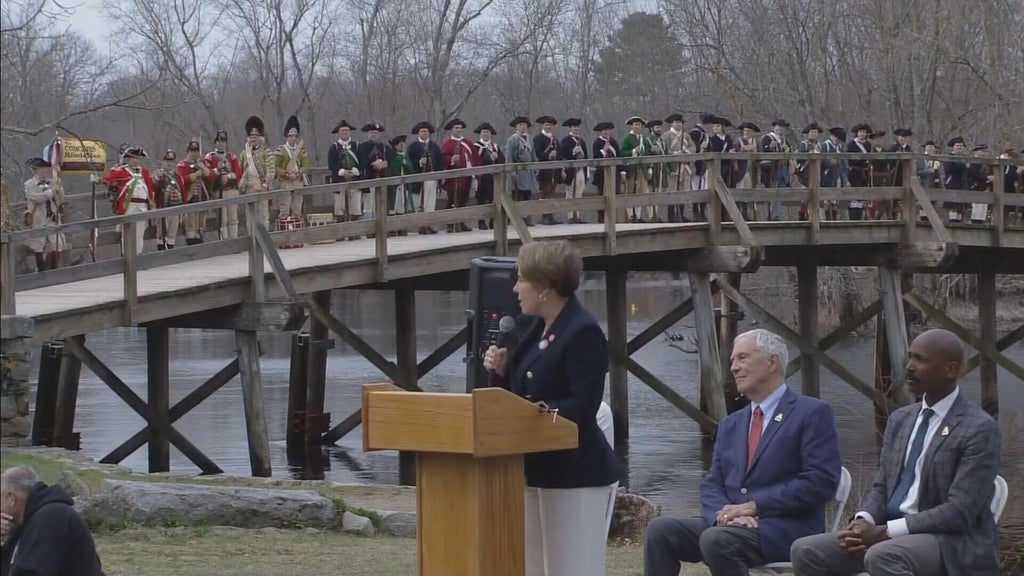 Massachusetts gov. calls for the fight for liberty to continue 250 ...