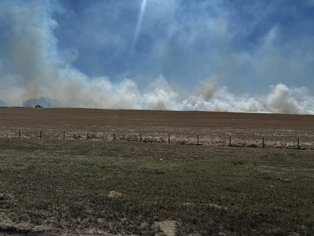 Section of Edmonton ring road reopens after grass fire prompted closure