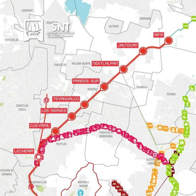 Así lucen las estaciones del Tren Suburbano de Lechería al AIFA, a 3 ...