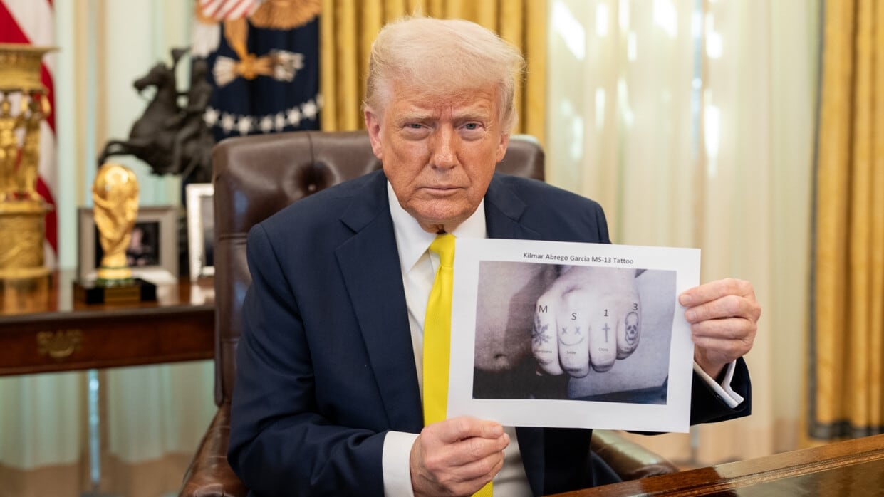 Internet Sleuths Slam Trump for Photoshopping MS-13 Tat on Deported Dad ...