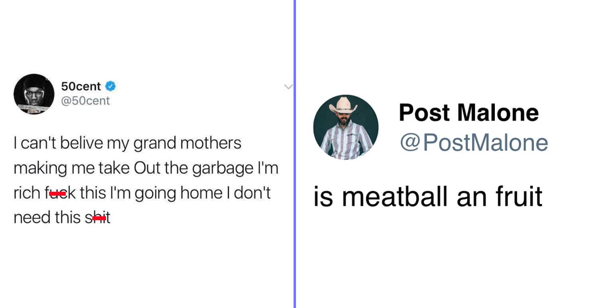 42 Of The Funniest And Most Bizarre Celebrity Tweets Ever Tweeted