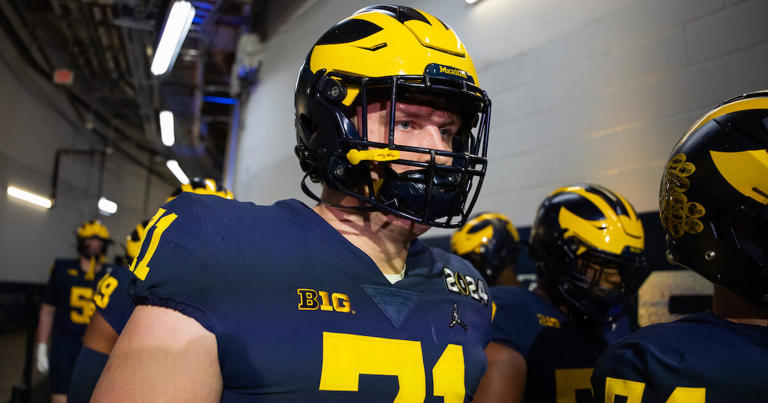 Michigan spring game: Offensive line progressing, but still needs work