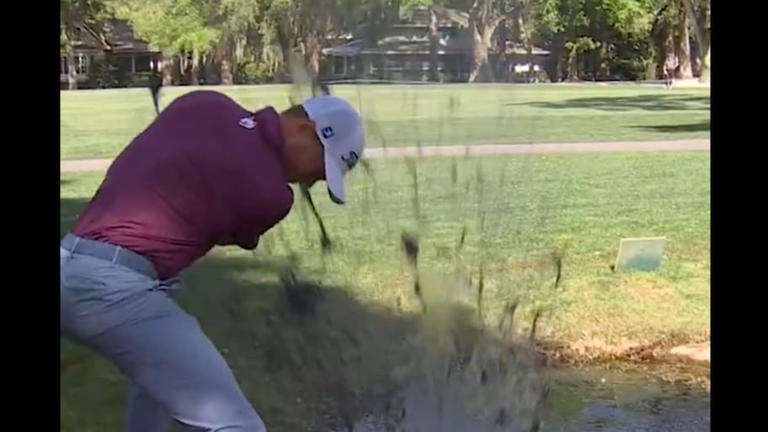 Mics Caught Justin Thomas's Perfect Joke After Messy Shot in the Mud ...
