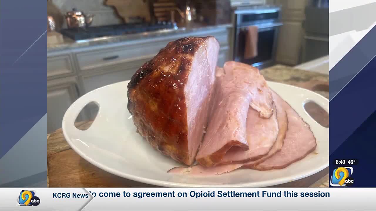 History of ham on Easter on this Fareway Cooking Segment