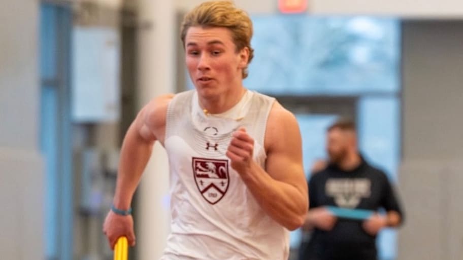 Governors Academy Quarterback makes history on track