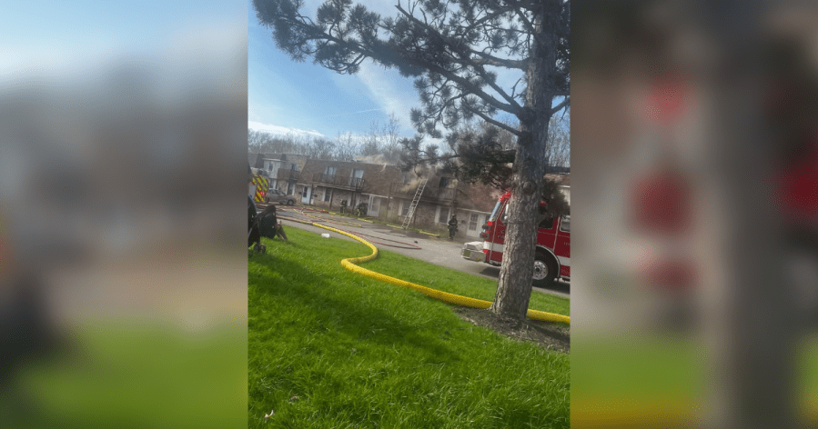 Dozens of residents displaced after apartment fire in Elyria
