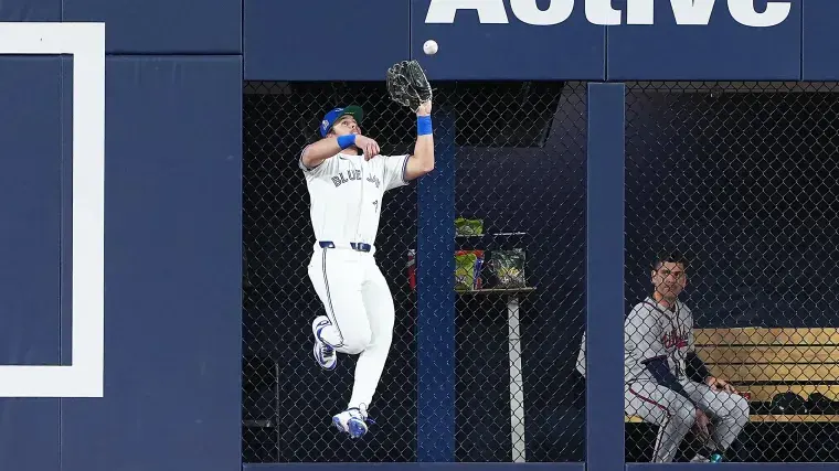 Blue Jays' Addison Barger shows off special skill on record-setting night