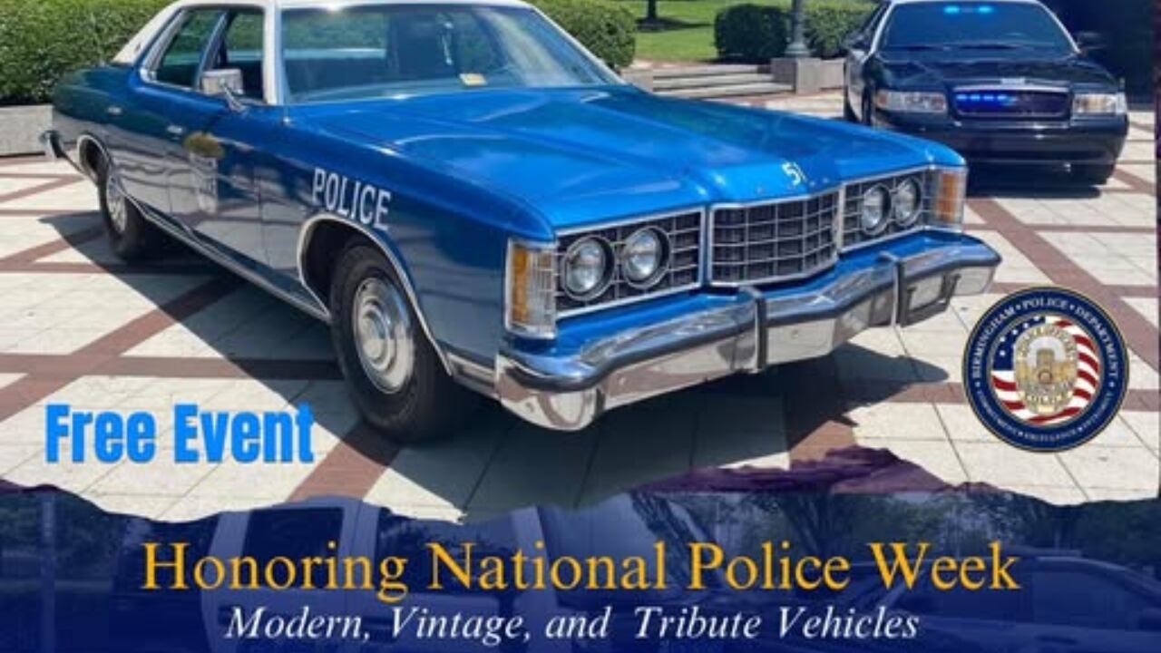Birmingham Police celebrating National Police Week with car show in May