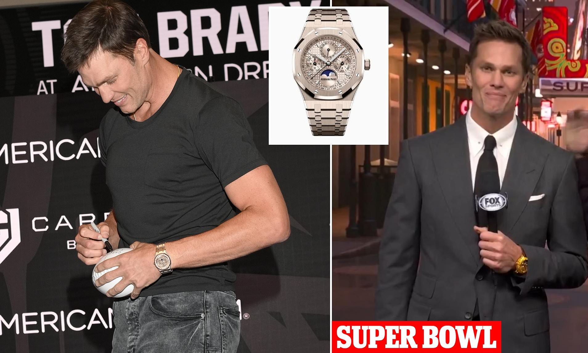Revealed: Tom Brady's stunning new watch after wearing a $740,000 ...