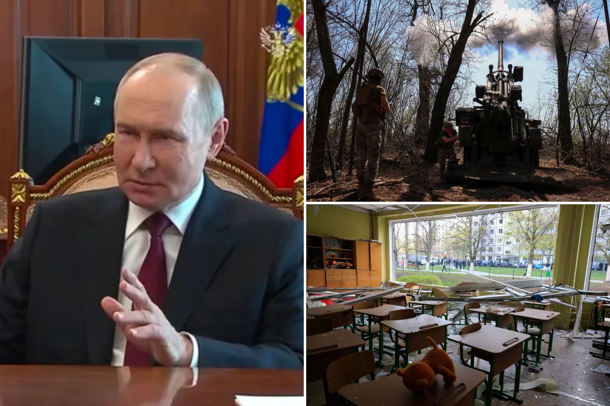 Vladimir Putin calls Easter truce in Ukraine war to last until Monday ...