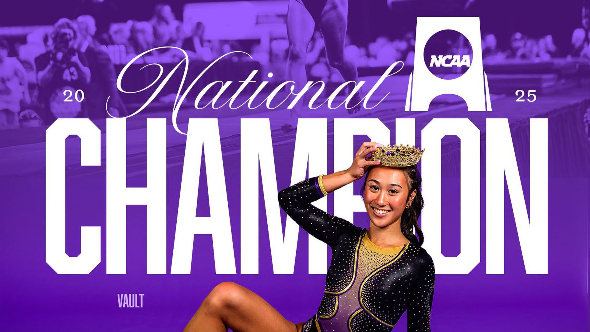 Kailin Chio Wins Vault Title, LSU Falls in Semis