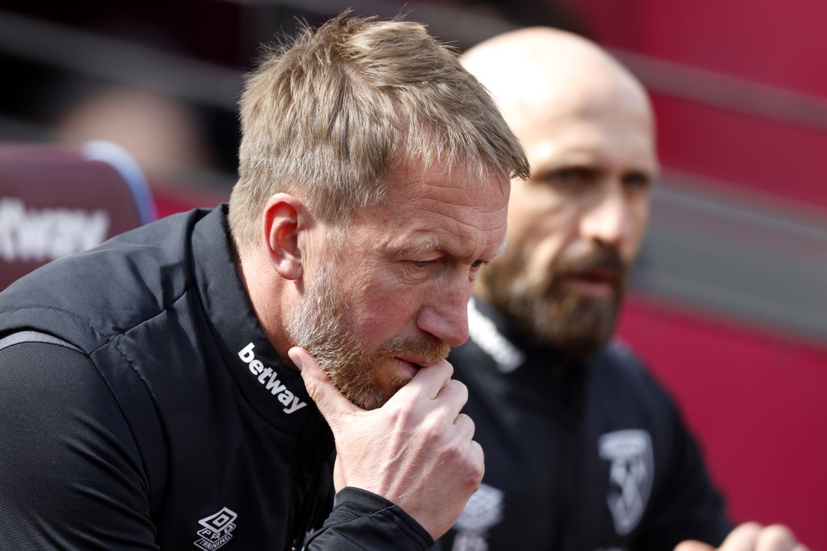 Graham Potter not a happy Hammer as he ponders big decisions