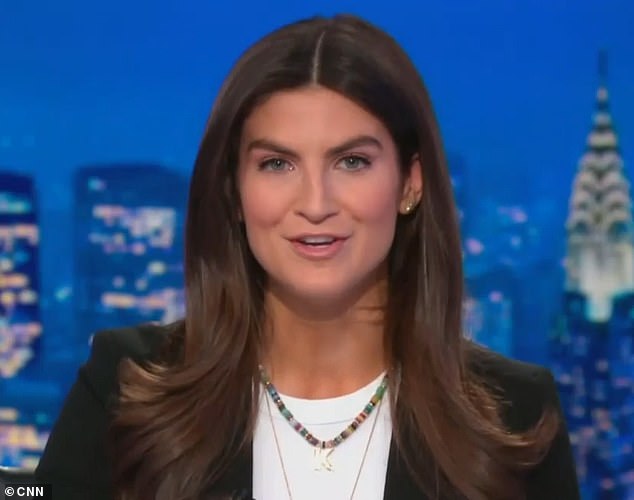 CNN's Kaitlan Collins can't stop laughing while delivering news over ...