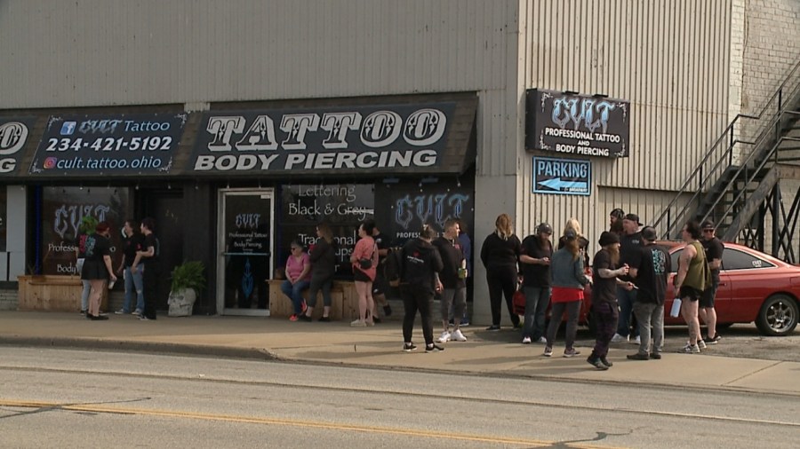 Locals get tattoos to support Animal Charity of Ohio