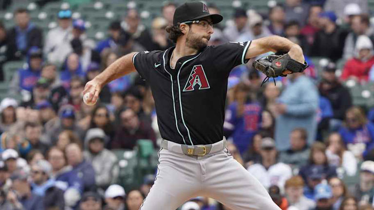 Zac Gallen Struggles, Bats Go Quiet as Arizona Loss to Cubs