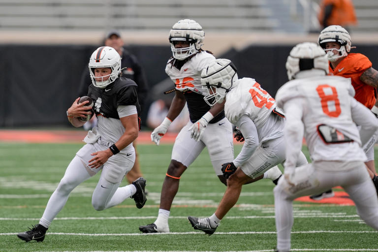 How is Oklahoma State football QB race after spring game? Here are ...
