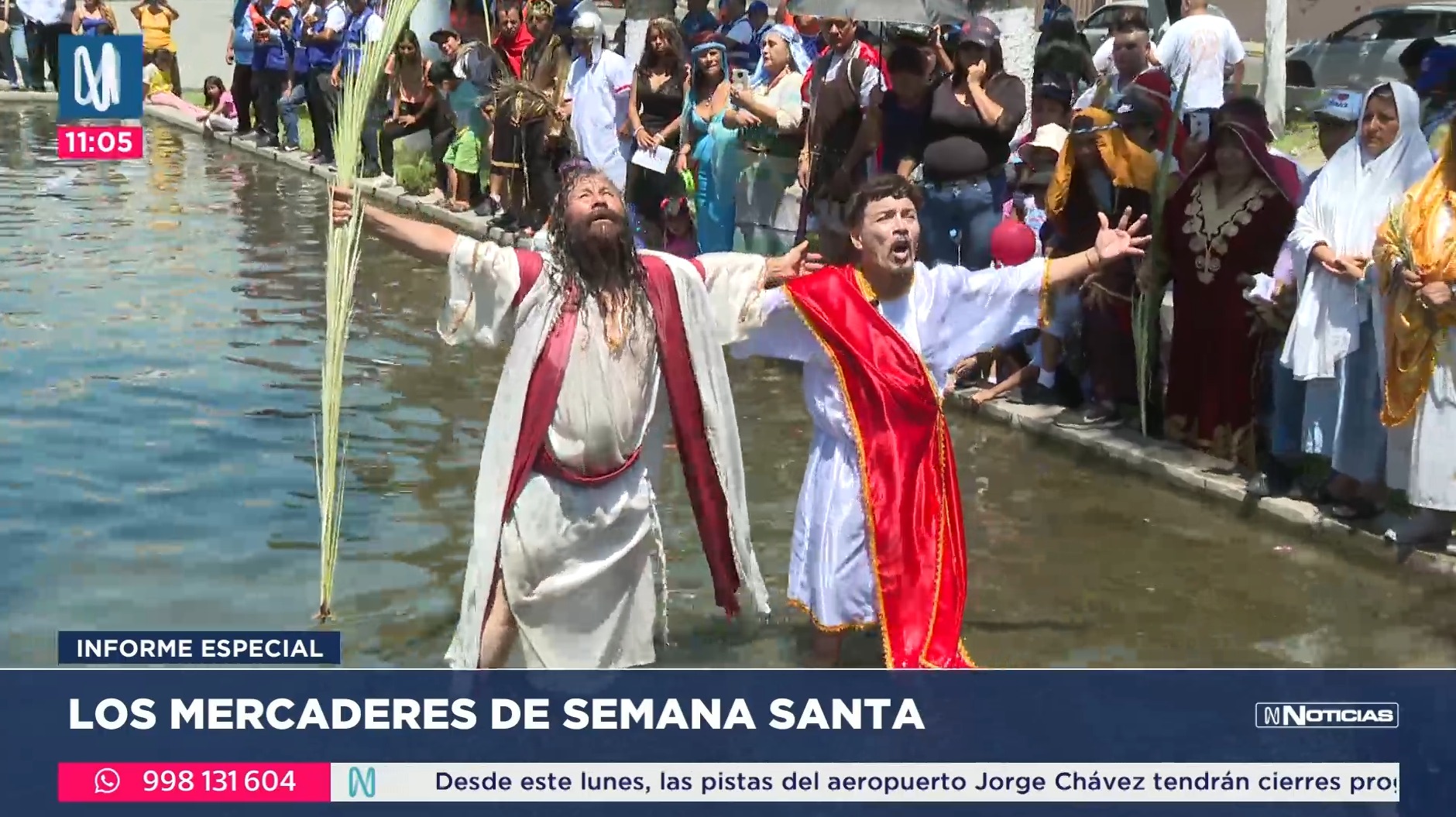 Cristo Cholo encarna a Jesús por 47 años en Semana Santa