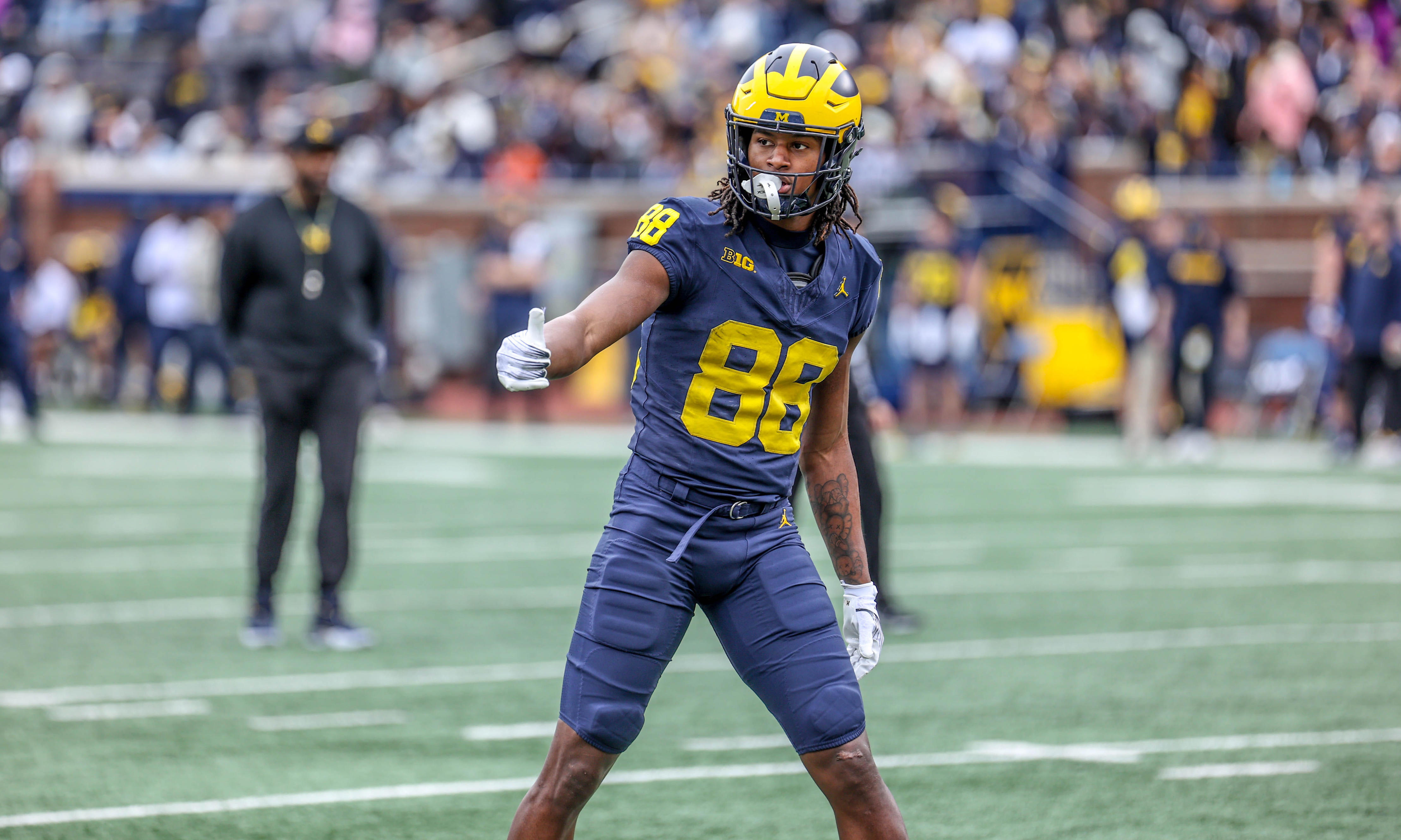 Michigan’s Jamar Browder, Jordan Young turn heads in 2025 spring ball ...