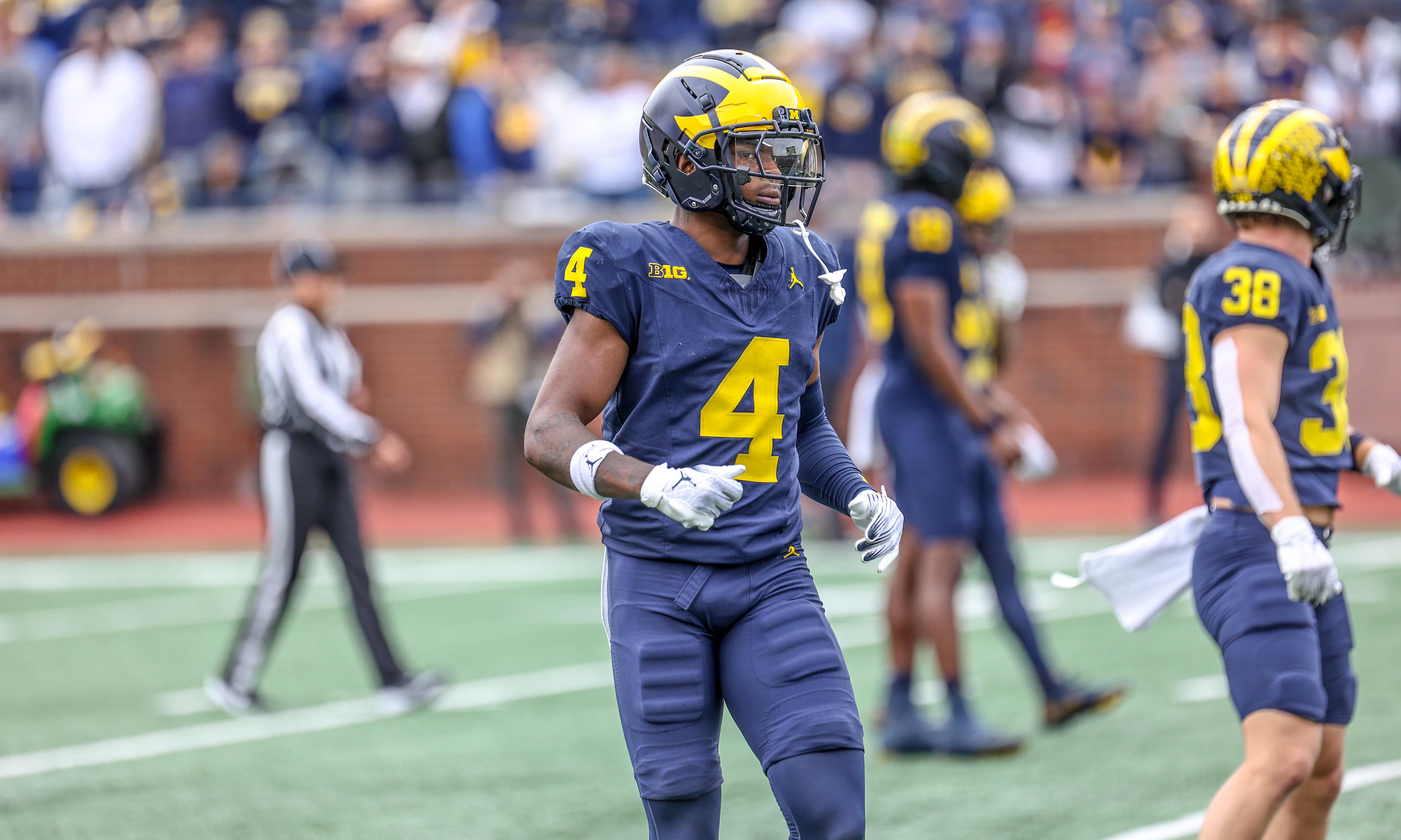 Andrew Marsh, freshman WR, 'explosive' as Michigan’s kick returner, per ...