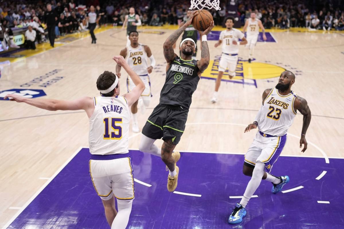 Timberwolves rout Lakers 117-95 in 1st-round series opener