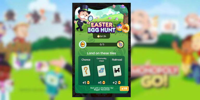 Monopoly GO: Easter Egg Hunt Rewards And Milestones